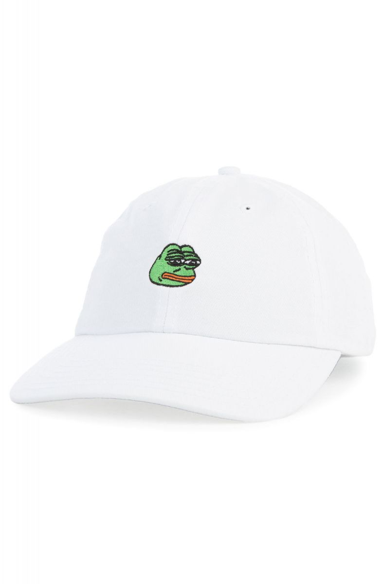 CAST SHADOW The Pepe Dad Hat in White CSFA17PPE-WHT - PLNDR