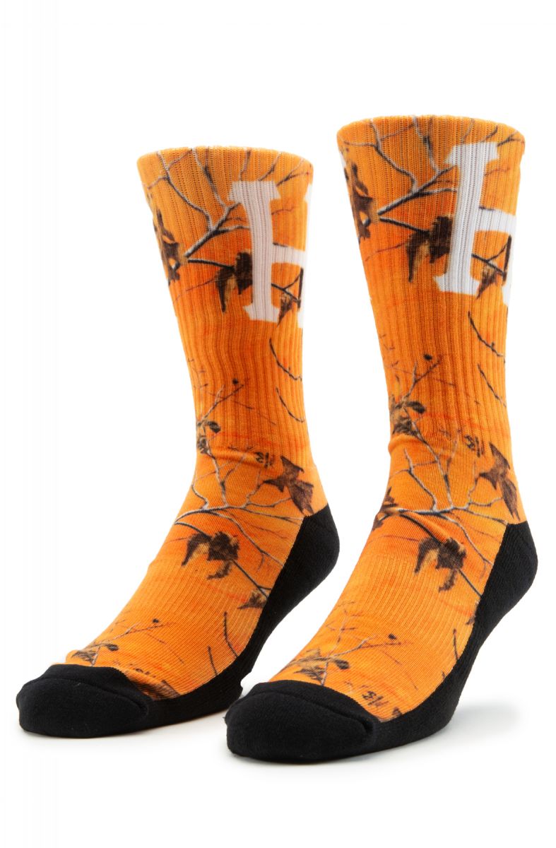 HUF Real Tree Socks SK00493-ORG - Karmaloop
