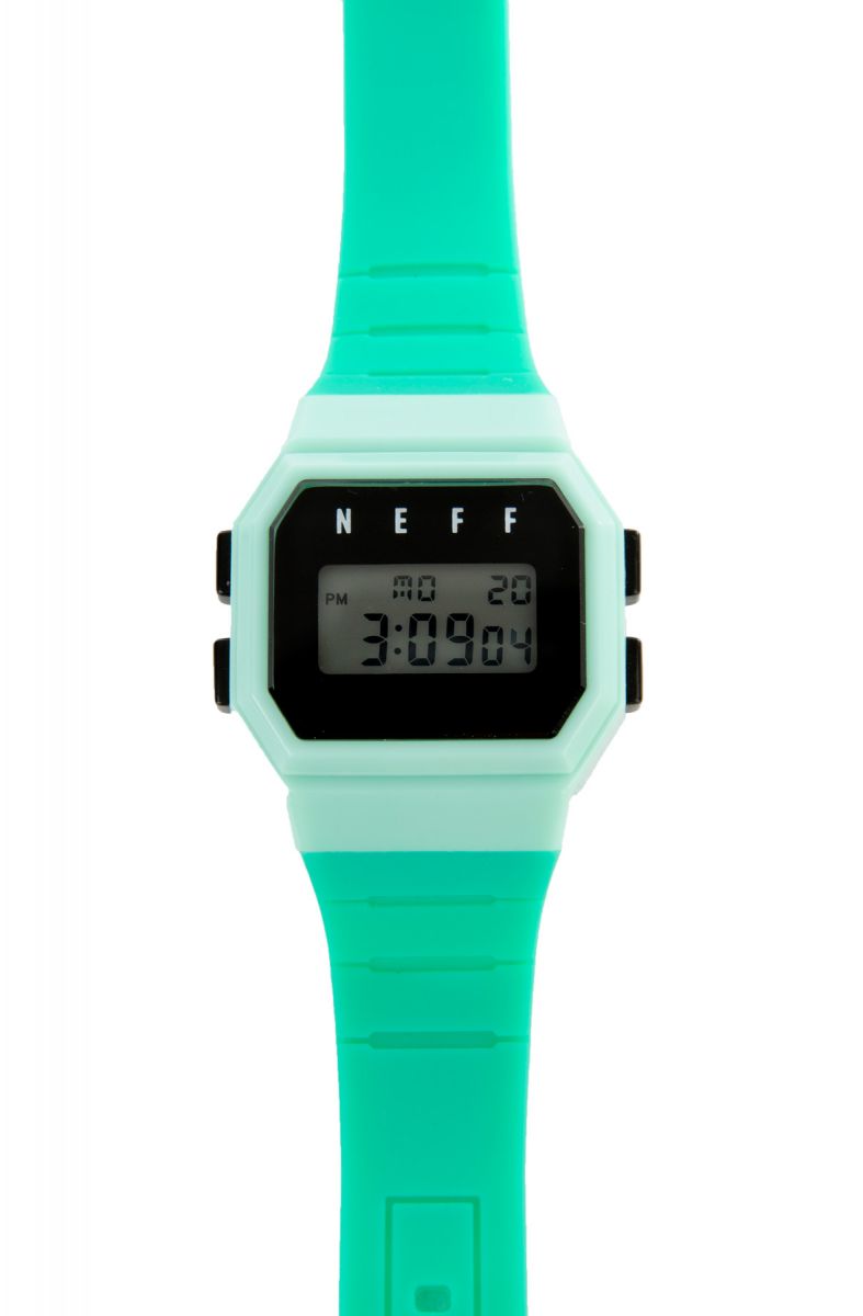 NEFF The Flava Digital Watch in Teal NF0249-TEAL - PLNDR