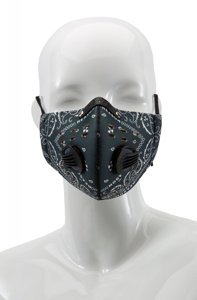 REASON Bandana Vented Mask FM-21GREY - Karmaloop