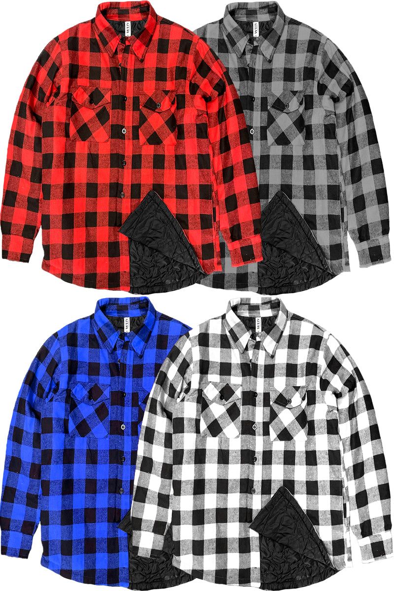 WEIV Quilted Flannel 3.1 FL301-REDBLACK - Karmaloop
