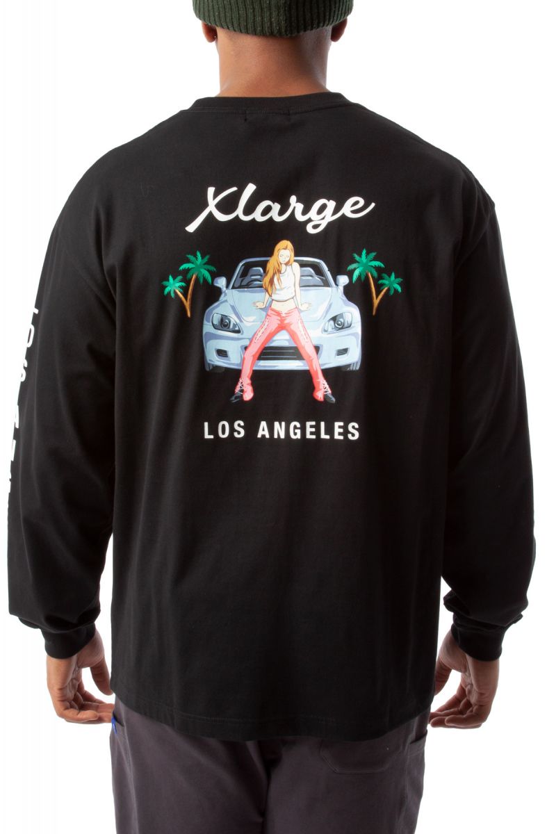 XLARGE JAPAN Flag Gyal Long Sleeve Tee 101221011034 - Karmaloop