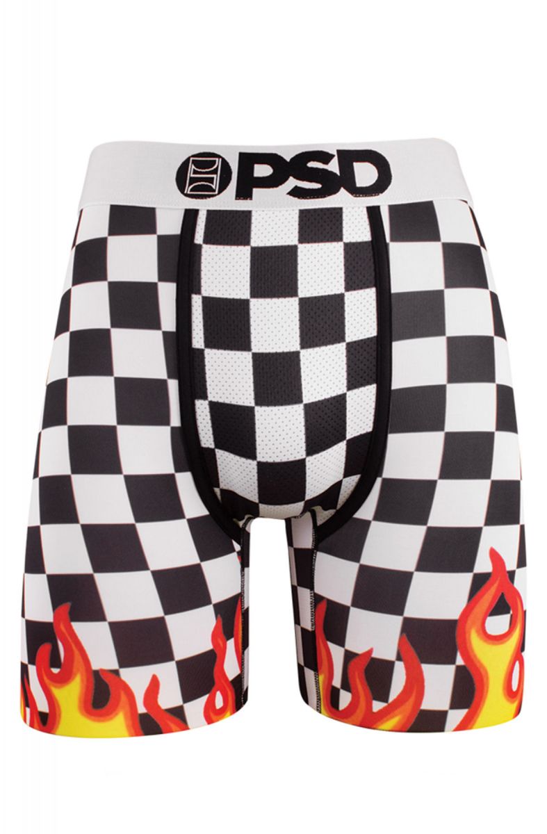 PSD Checker Flames Boxer Briefs 1182051 - Karmaloop