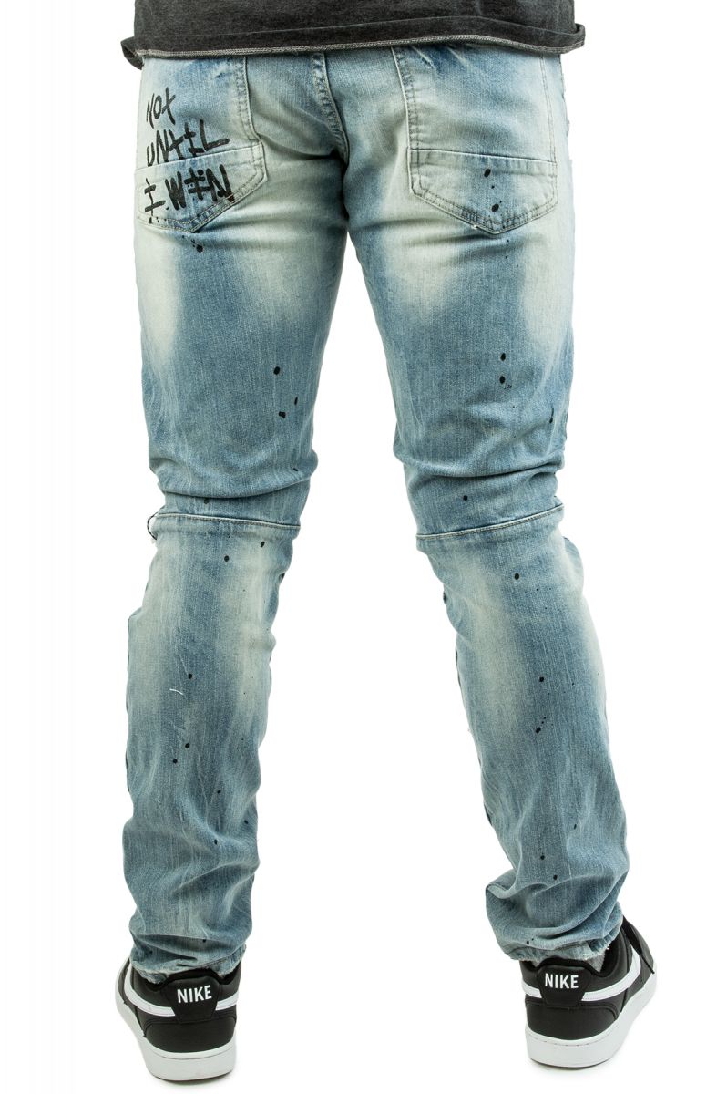 SMOKE RISE Razor Wire Jeans JP22229-BLUE - Karmaloop