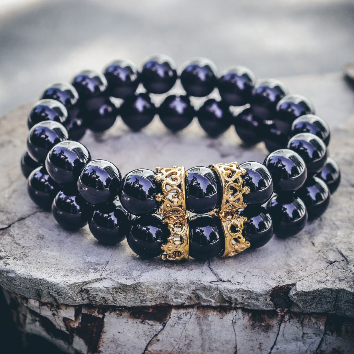 MISTER Prince Bead Bracelet Gold BBPRINCE-G-GOLD - Karmaloop