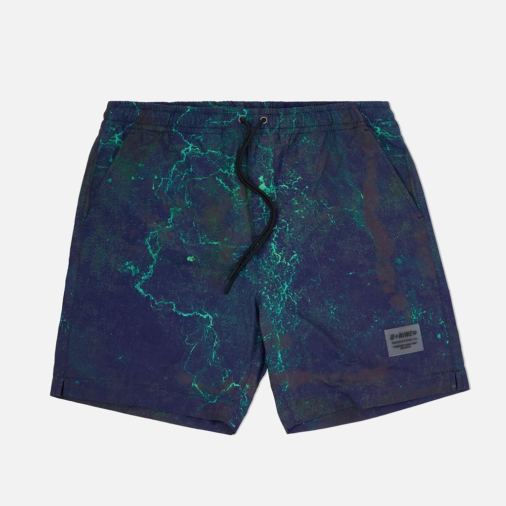 8&9 MFG CO. Trippy Shorts Black SHTRIPBLK-BLACK - Karmaloop