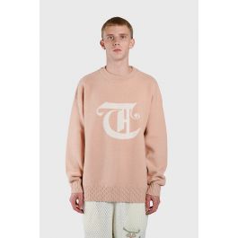 HIDEOUT Racket Club Knit Crewneck Sweater THC-RA-SR-PASTELGREEN - Karmaloop