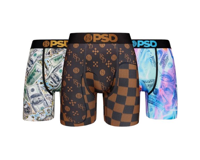 PSD UNDERWEAR Luxe Fun 3 Pack Boxer Briefs 323180086 - Karmaloop
