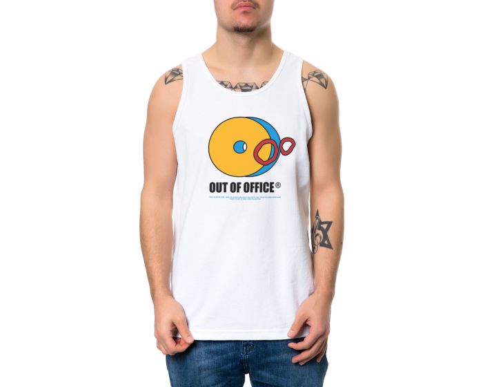 ONE DEGREE The Out of Office Tank Top in White SV-OUTOFFICE-TNK-WHT ...
