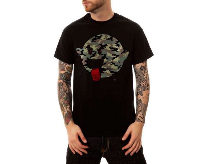 ARTISTICREATION The Boogie Camo Tee in Black SV-BOOGIECAMO-TEE-BLK - PLNDR