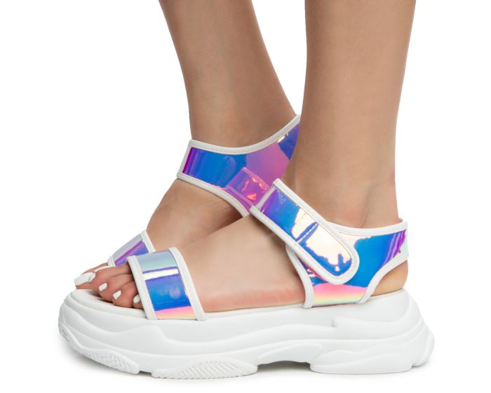 YOKI STAR-12 PLATFORM SANDALS STAR-12-WHT - Karmaloop