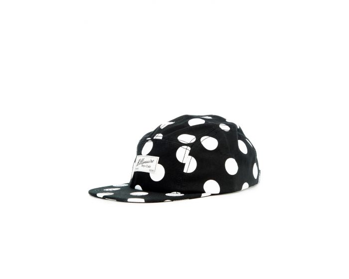 BILLIONAIRE BOYS CLUB Scoot Hat In Black And White 881-8809-BLK - Karmaloop
