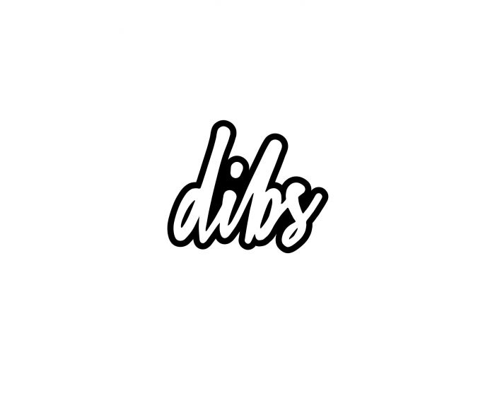 DIBS SCRIPT STICKER SR008ST - Karmaloop
