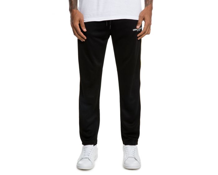 CROOKS AND CASTLES The CNC Track Pant in Black I1870501 - Karmaloop