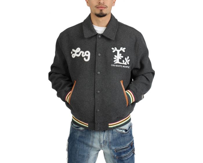 LRG Team Roots People Wool Jacket L2PVMJLXX-CH40 - Karmaloop