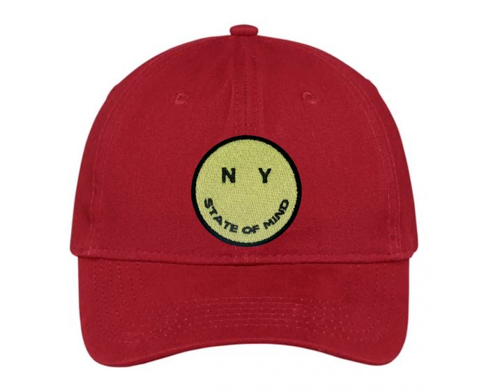 NY STATE OF MIND Smiley Face Dad Hat NYSM-0000071 - Karmaloop