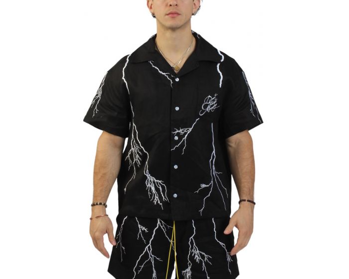 DIET STARTS MONDAY Lightning Button-Up Shirt DSM-PS24-001 - Karmaloop