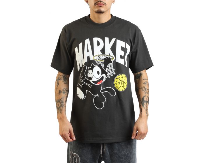GRAND THEFT MARKET Felix The Cat Dunking T-Shirt MKT25FW-SS0565 - Karmaloop