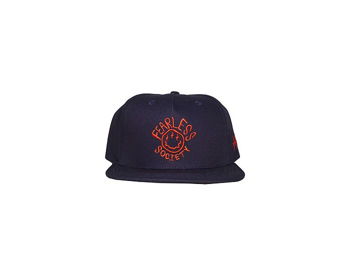 FAZE APPAREL The All Smiles Snapback Hat in Navy FW17-26 - Karmaloop