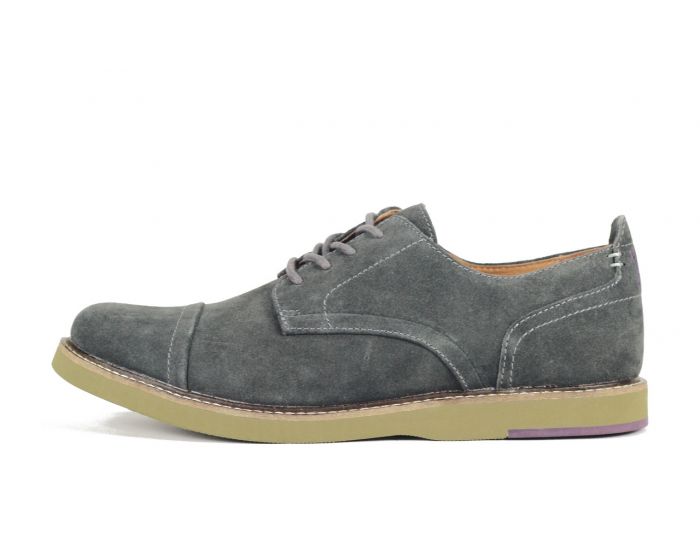 JD FISK JD Fisk Jenson Grey Oxford Shoe Oxford Grey JENSON GRY - PLNDR