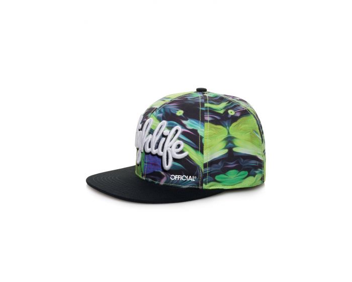 OFFICIAL CROWN OF LAUREL The Highlife Aloha Trip Snapback in Green SP17 ...