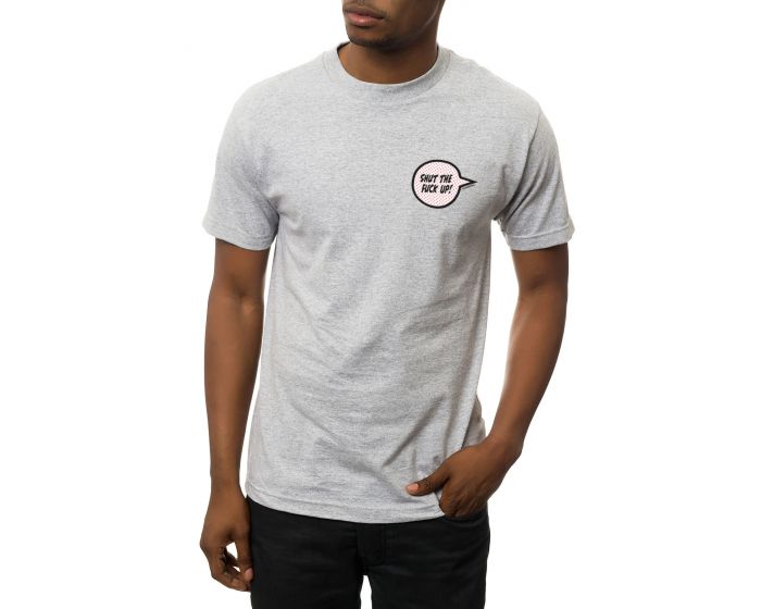 TLR & CO. The STFU Tee in Heather Grey SV-STFU-TEE-HGY - Karmaloop