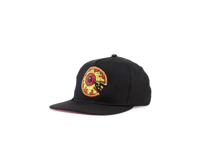 MISHKA The Pizza Keep Watch Snapback in Black EX151714-BLK - PLNDR