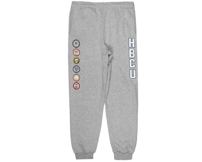 CROSS COLOURS X HBCU Patches Jogger - Heather Grey H97123PAT-GRY ...