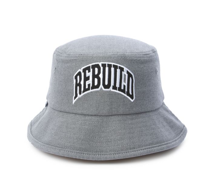 HUF Destroy Rebuild Bucket Hat HT00670-HGREY - Karmaloop