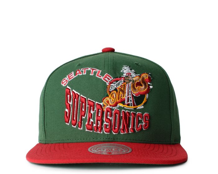 MITCHELL & NESS Seattle Supersonics Snapback HHSS6371-SSUYYPPPGREN ...
