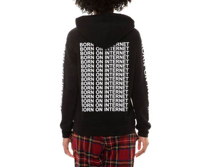 BRASHY The Born On Internet Hoodie in Black 11018-002-C200-G133W-BLK ...