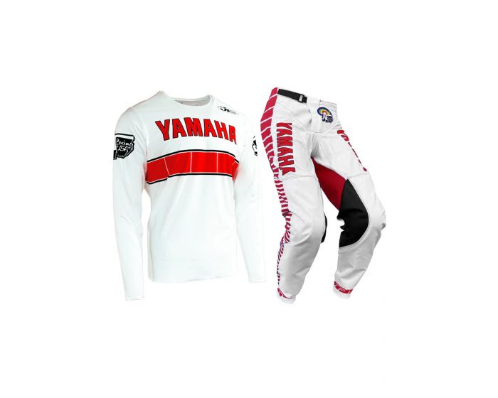 JT RACING MX Gear Combo: Yamaha White Team Jersey and Moto Pants JTR ...