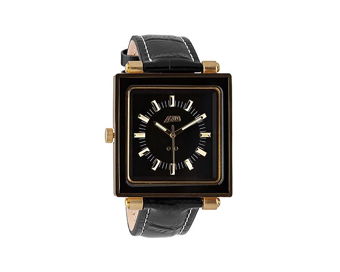 FLUD The Rivington Watch in Black & Gold RIV004-GLD - PLNDR
