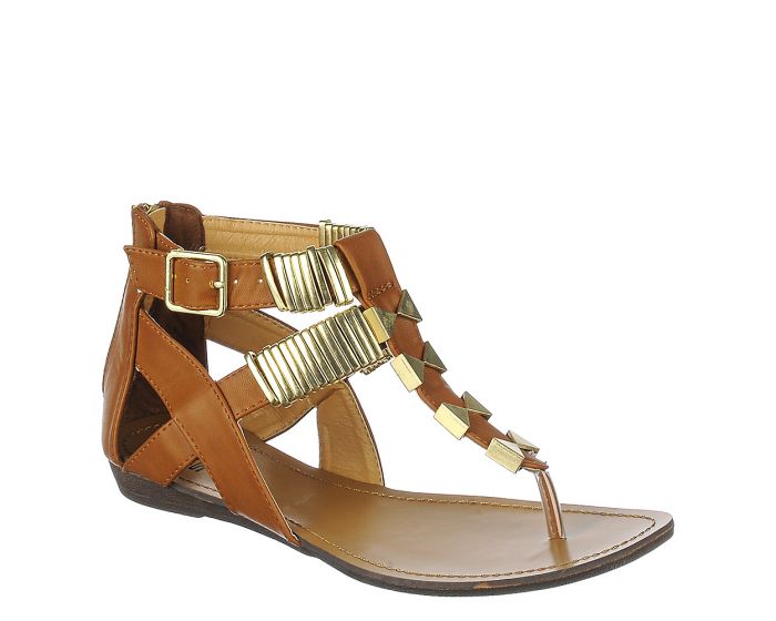 BESTFIT Lory-103 Flat Sandals LORY-103/CAMEL - PLNDR