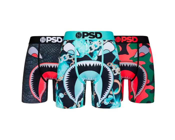 PSD UNDERWEAR Warface Essentials 3 PK Boxer Briefs 323180087 - Karmaloop