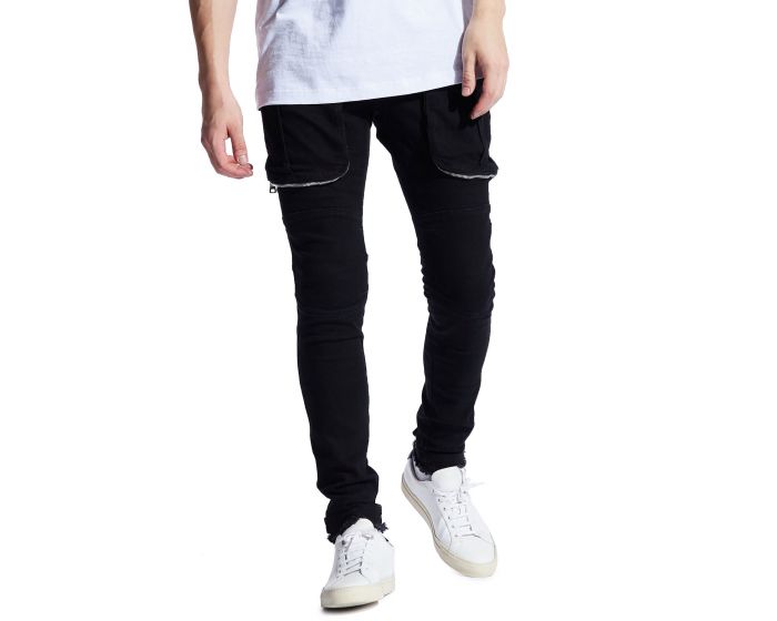 EMBELLISH Bickerstaff Cargo Pants in Black EMBF119-133 - Karmaloop