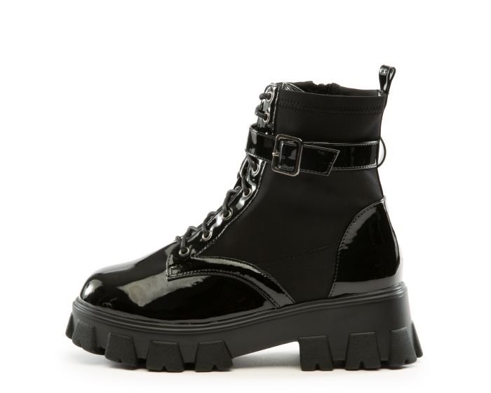 LILIANAS SHOES Lorde-9 Biker Boot LORDE-9-BLK - PLNDR