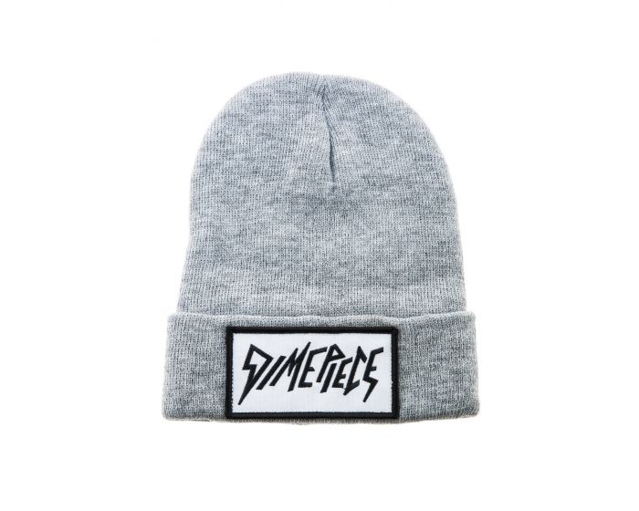 DIMEPIECE LA The Dimepiece Logo Beanie in Gray T-122767-B-GRY - PLNDR