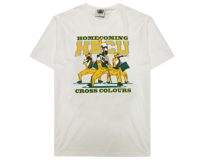 CROSS COLOURS X HBCU Trio T-Shirt - Off White H10017TRI-OFW - Karmaloop