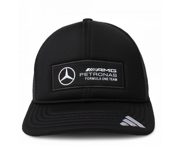 ADIDAS MERCEDES - AMG PETRONAS FORMULA ONE TEAM SNAPBACK LOGO TRUCKER ...