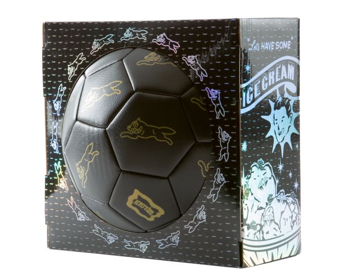 ICE CREAM Goal Soccer Ball 411-4808BLK - PLNDR