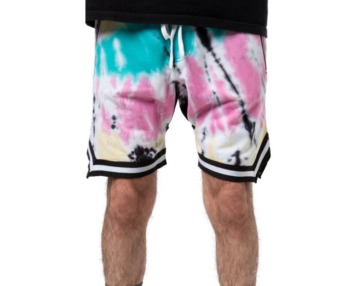 FBRK Fleece Track Shorts 9A1-900TIDYE - Karmaloop