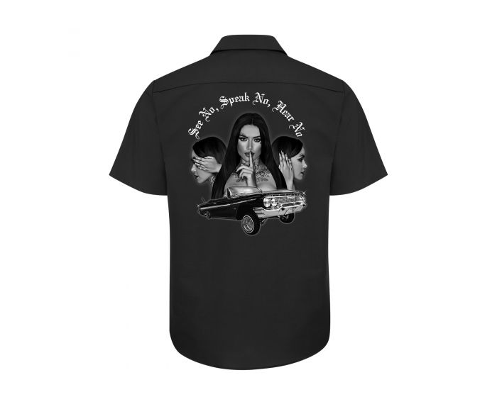 MAFIOSO Three Wise Ones Shop Shirt MFSO-65266C-BLACK - Karmaloop
