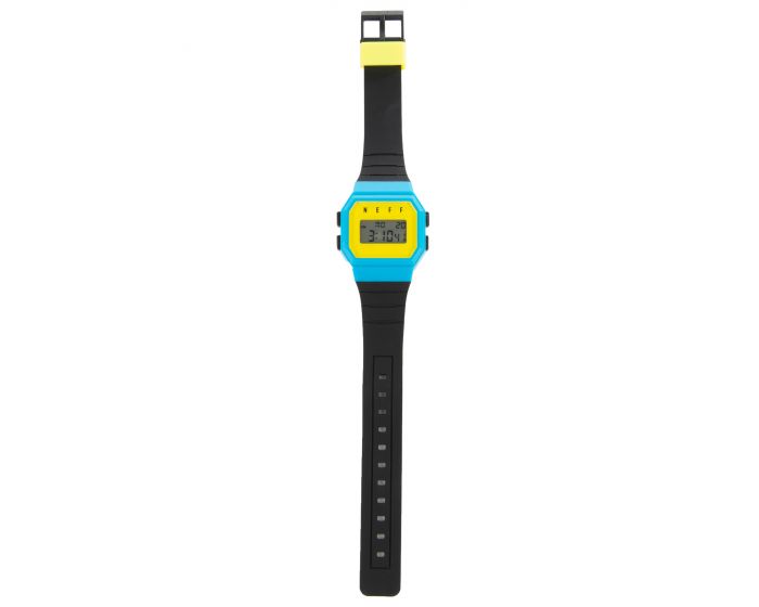 NEFF The Flava Digital Watch In Cyan NF0249-CYN - Karmaloop