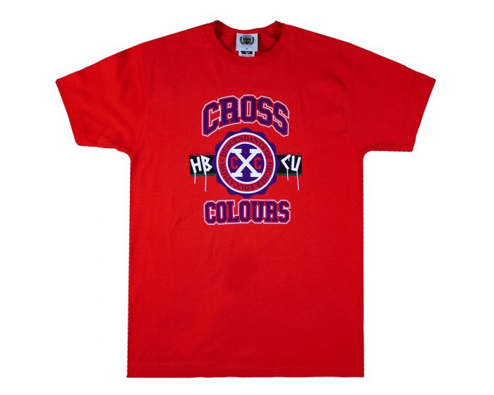 CROSS COLOURS X HBCU T-Shirt - Orange H10017CXH-ORG - Karmaloop
