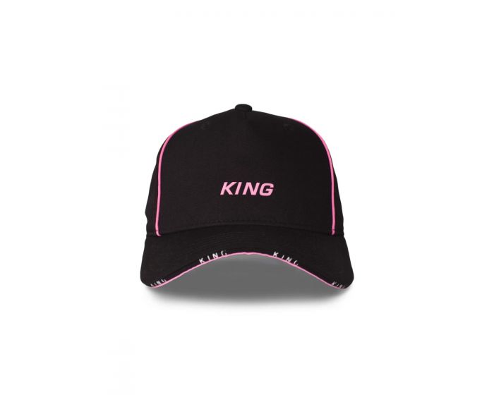 KING APPAREL Stepney Curved Peak Cap - Black SS22-STCB-OS - Karmaloop