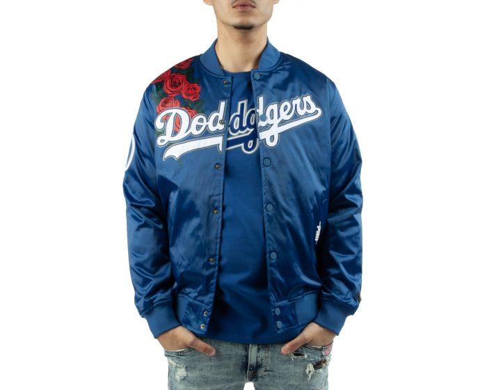 PRO STANDARD Dodgers Roses Satin Jacket LLD635623SH-DBL - Karmaloop
