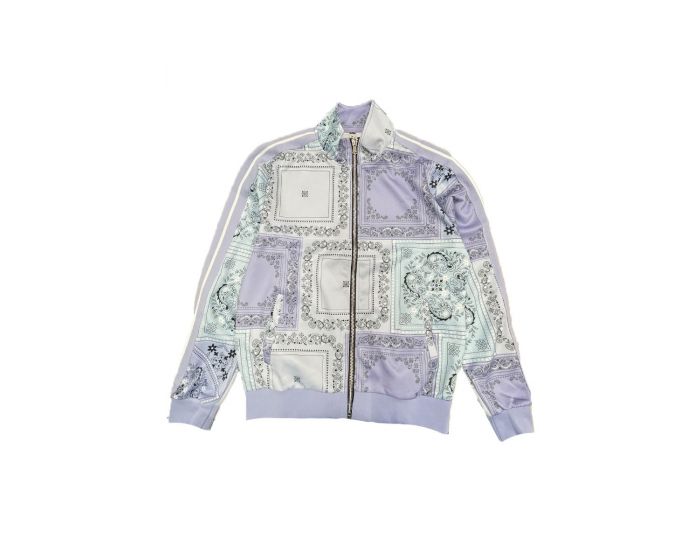 WEIV Paisley All Over Print Track Jacket TJ114-LAVENDER - Karmaloop