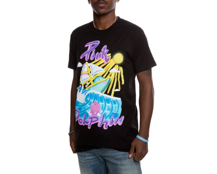 PINK DOLPHIN PORTRAIT AIRBRUSH TEE US11911PABL - Karmaloop