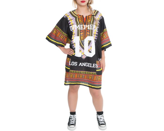 DIMEPIECE LA The Dimepiece Dashiki in Black B14TF02_02-BLK - Karmaloop